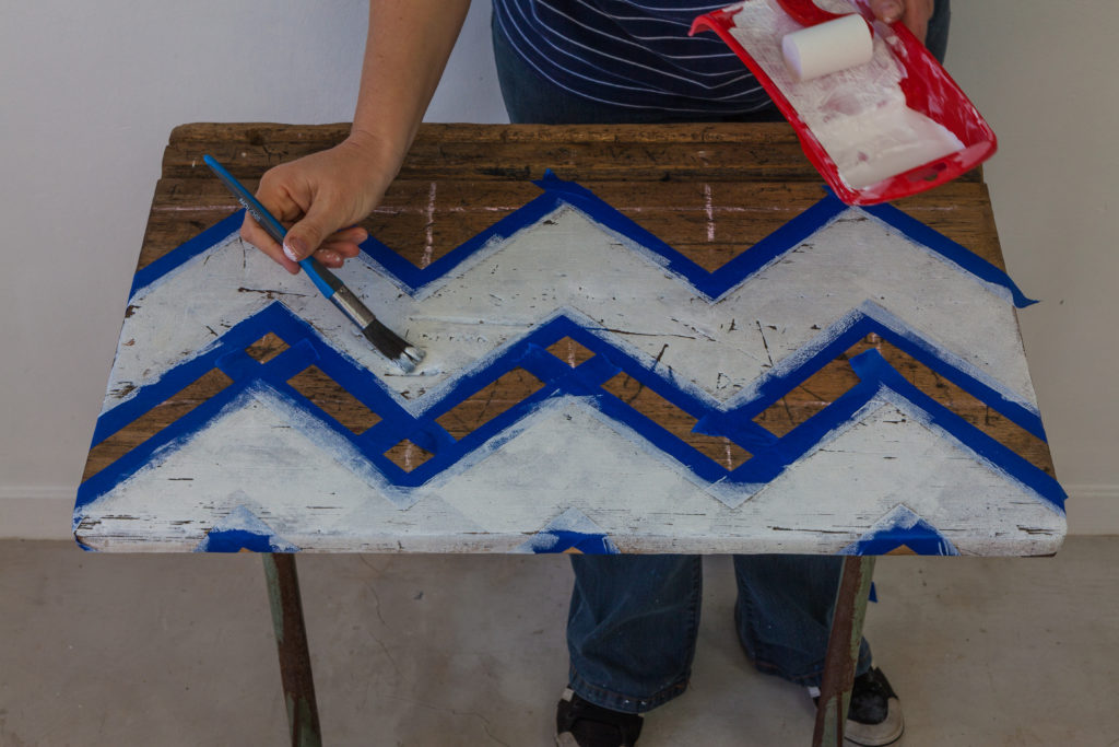 How to paint chevrons | DIY Blog