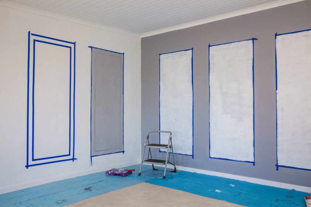How to paint wall panels | DIY Blog