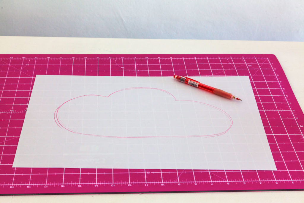 How to make your own cloud stencil | DIY Blog