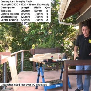 How to make a murphy table | DIY Blog
