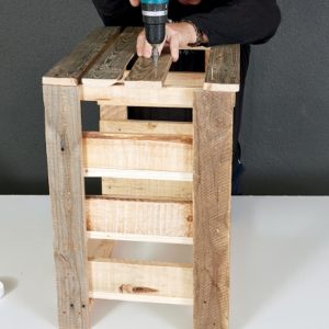 How to make a rustic veggie rack | DIY Blog
