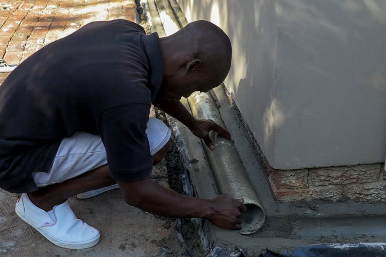 Making a concrete storm water drain | DIY Blog